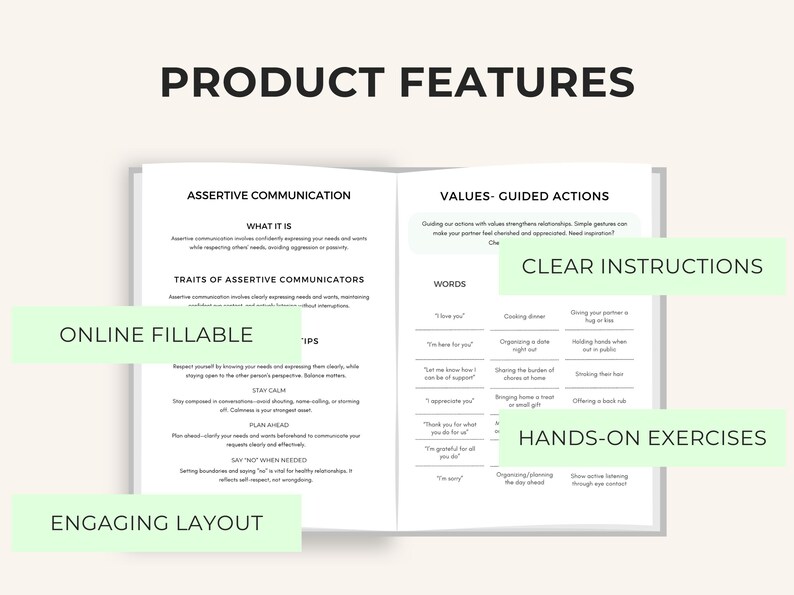 Relationship Worksheets Therapy Bundle, Building Healthy Relationships ...