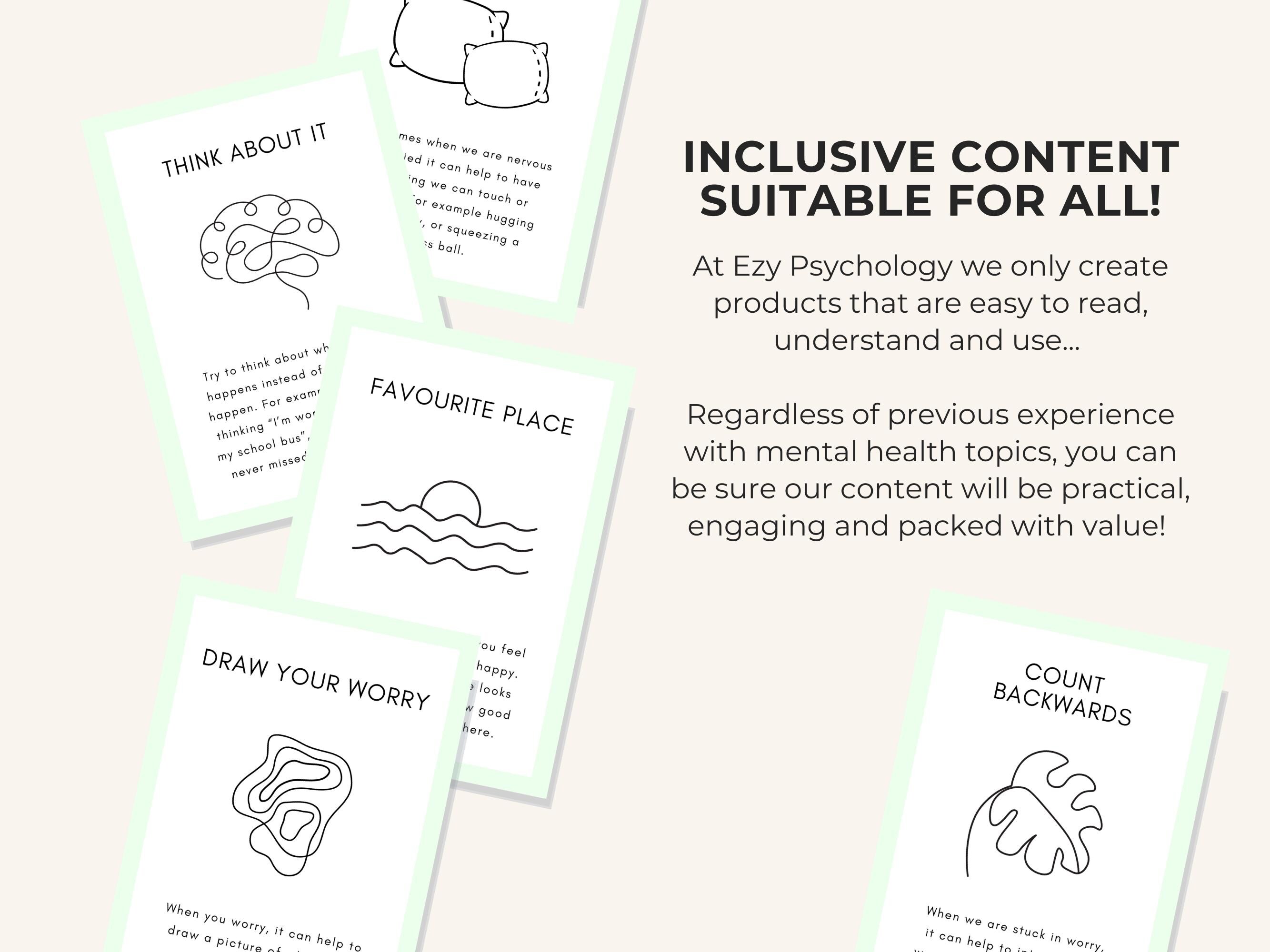 Kids Coping Skills Cards: Manage Stress, Anxiety (canva Editable PLR ...