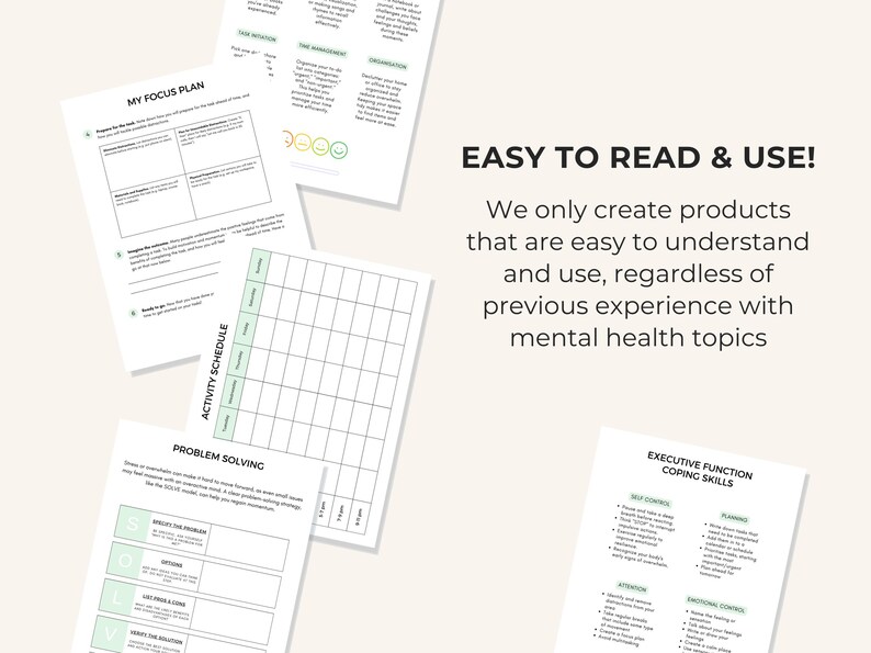 Focus Worksheets for Adults and Teens to Improve Concentration and ...
