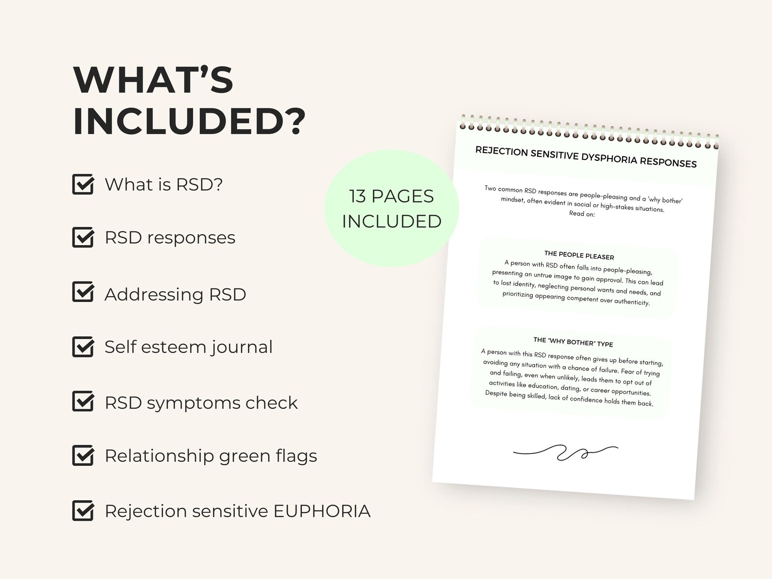RSD Worksheets: Manage Rejection Sensitivity, Build Self-esteem ...