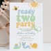 Ready Two Party Invitation, Boy 2nd Birthday Party Invitation Template ...