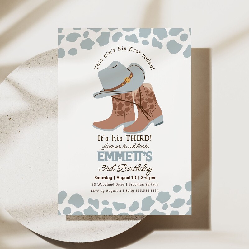 Rodeo Party Invitation - Etsy