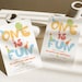 One is Fun Invitation, Colorful 1st Birthday Party Invitation Template ...