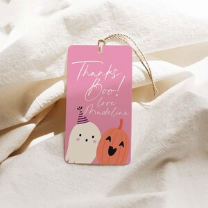 Hot Pink Halloween Birthday Signs, Editable Spooky Girl Birthday ...