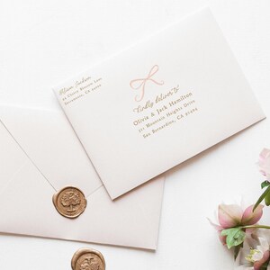 Baby Shower Envelope Address Template, Printable A7 Envelope Address ...