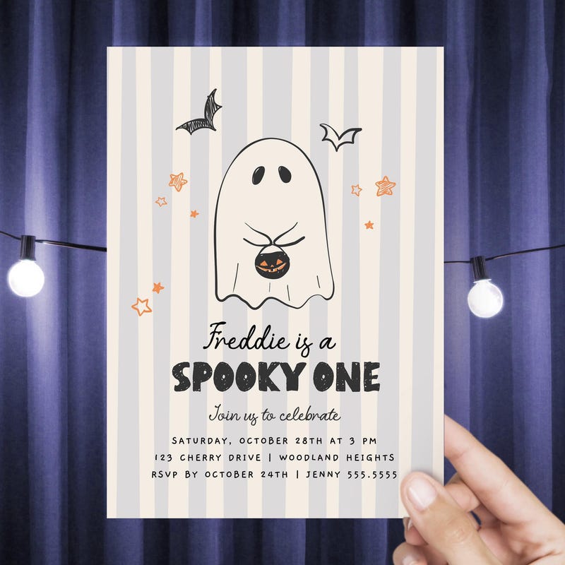 Striped Spooky One - Etsy UK