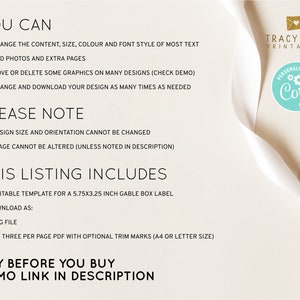 Cat Birthday Gable Box Label Kitty Carrier Sticker Template Editable ...