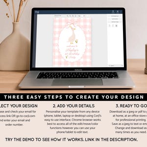 Silly Goose Welcome Sign Template, One Silly Goose First Birthday ...