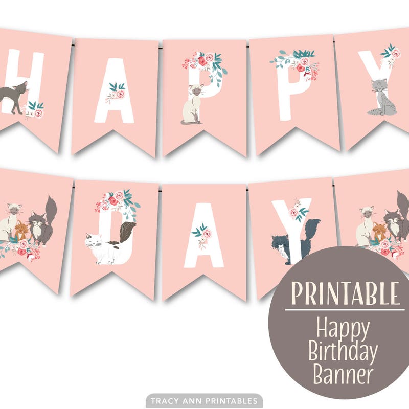 Cat Banner - Etsy