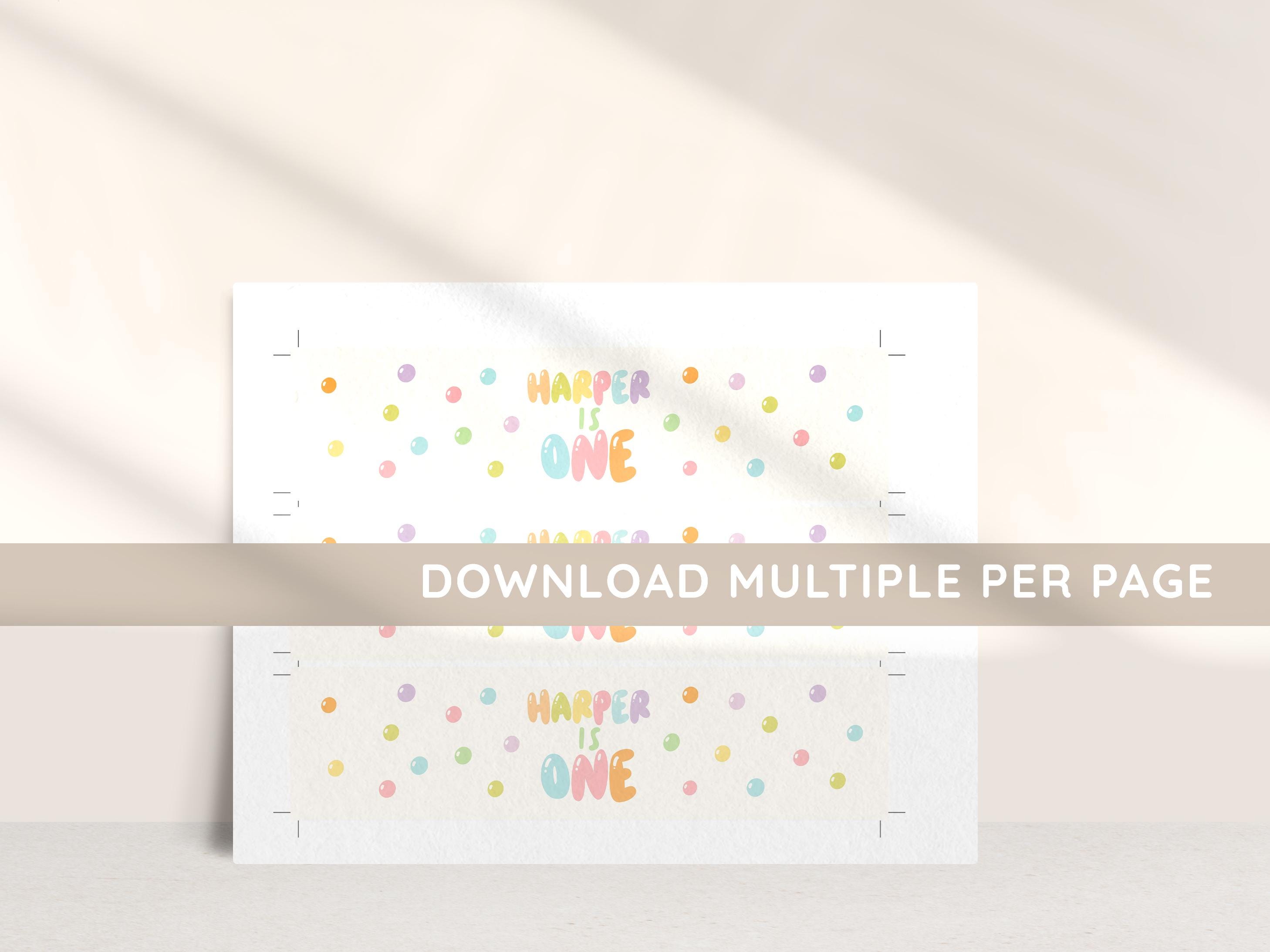 One is Fun Invitation Set, Girl 1st Birthday Invitation Bundle, Balloon ...