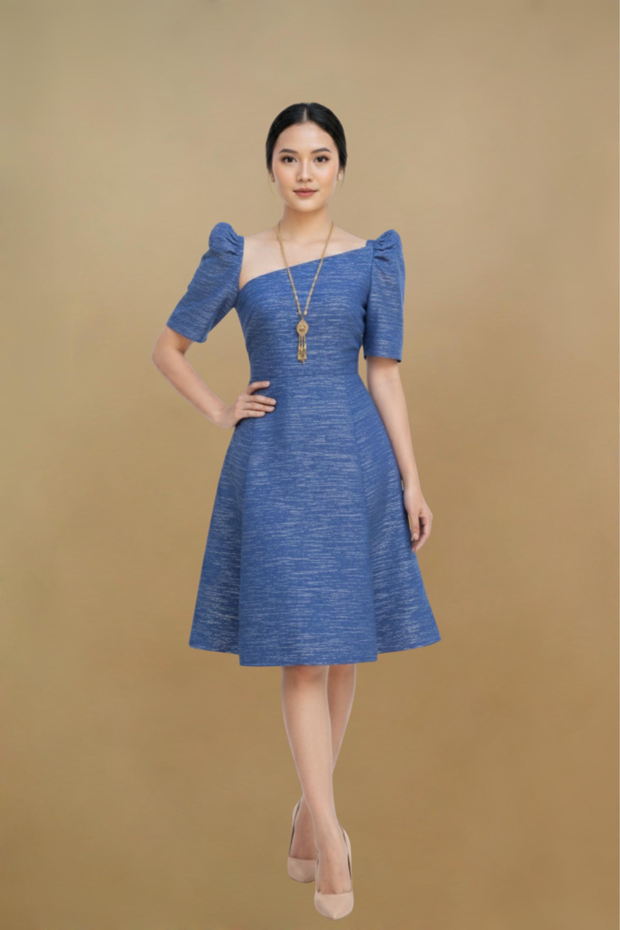 Luna Handwoven Inabel Filipiniana Dress | Camisa Filipina - Etsy