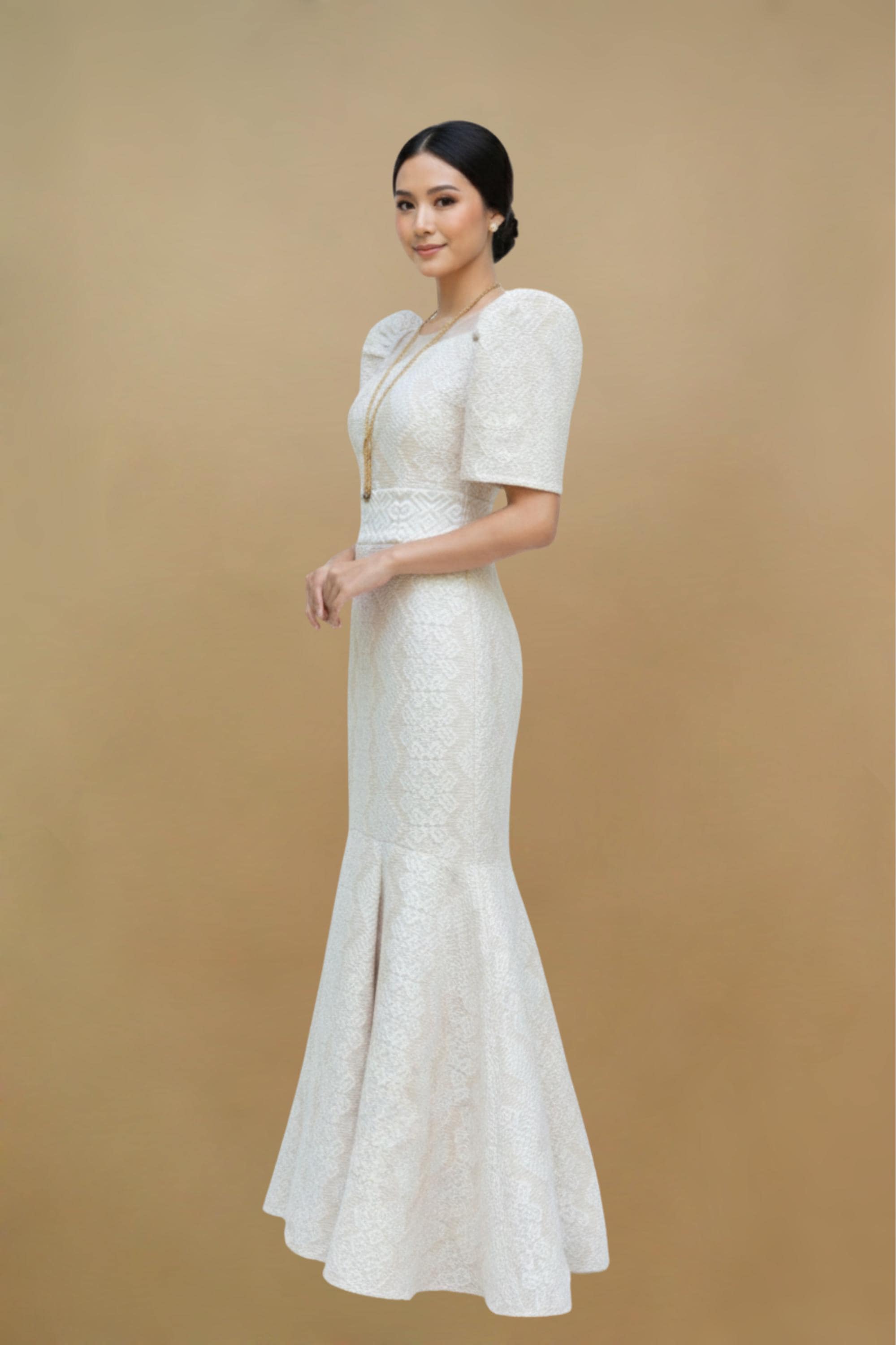 Amari Handwoven Pinilian Filipiniana Dress | Camisa Filipina - Etsy