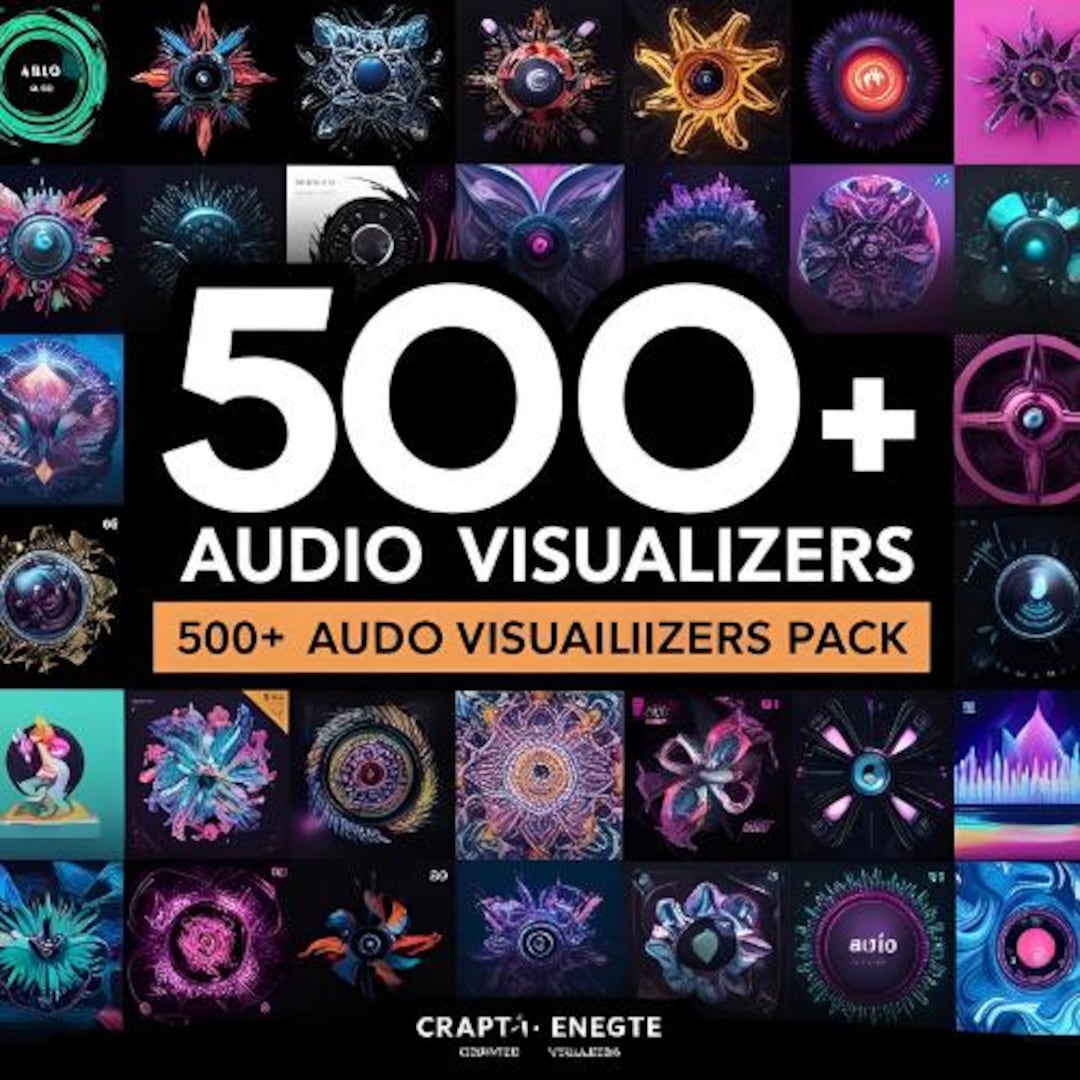 500+ Beat Reactive Audio Visualizer Animation Bundle | Music Spectrum ...