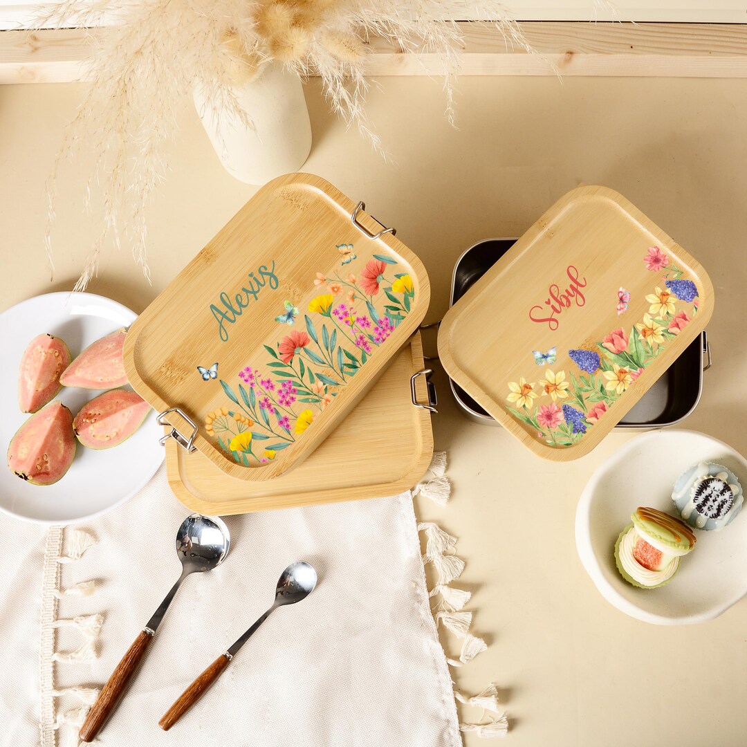 Personalized Stainless Steel Lunch Box With Name,back to School Gift ...