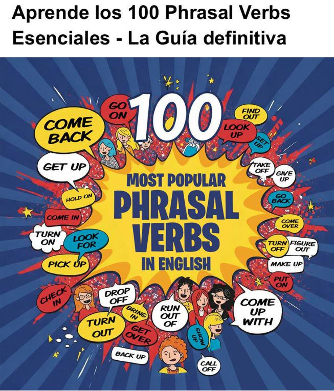 Learn the 100 Essential Phrasal Verbs - the Ultimate Guide - Etsy