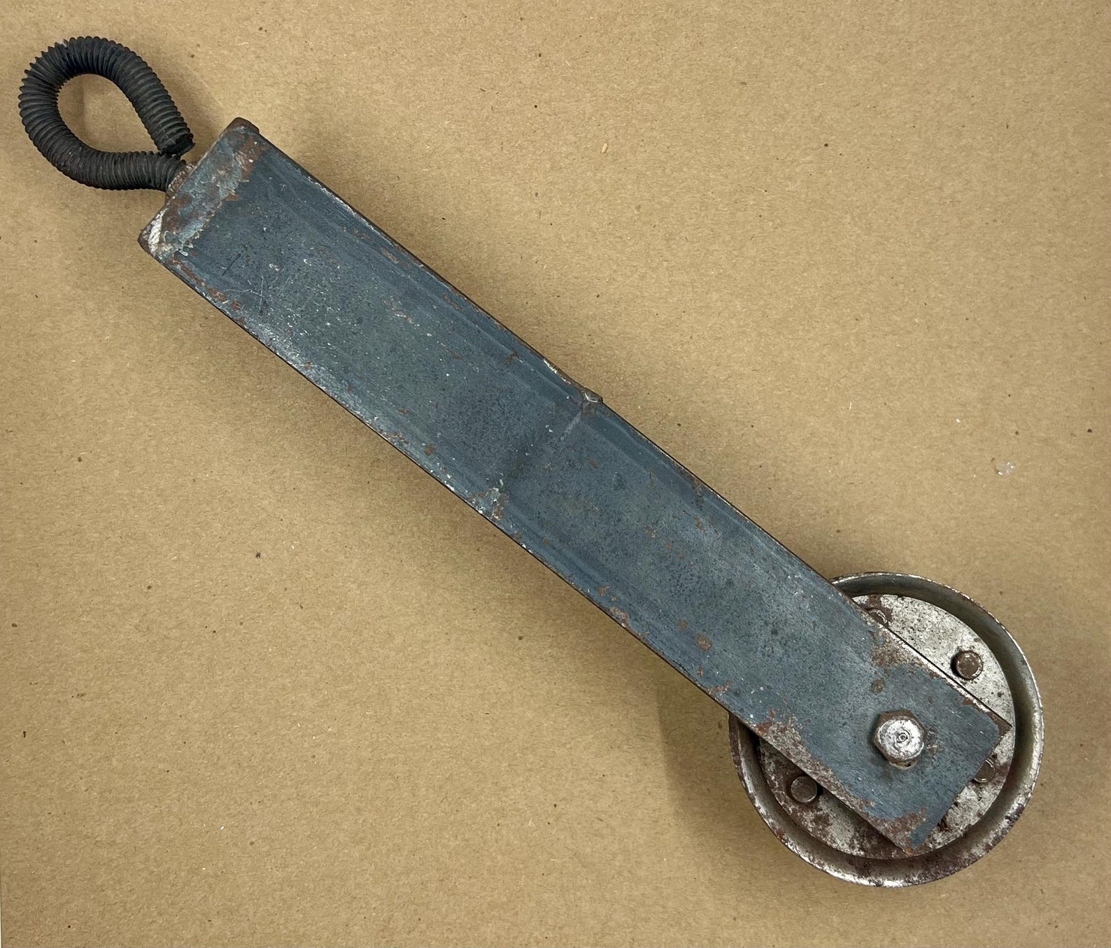 You Push, I'll Pull - Vintage Steel Pulley, Extended Bar With Eye Hook ...