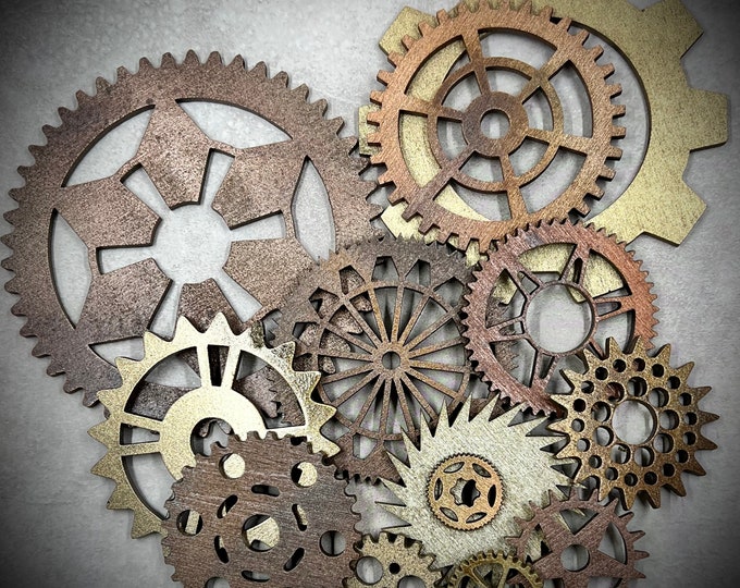 Clock Gears Clock Parts Clock Mechanism Brass Gears Metal Gears ...