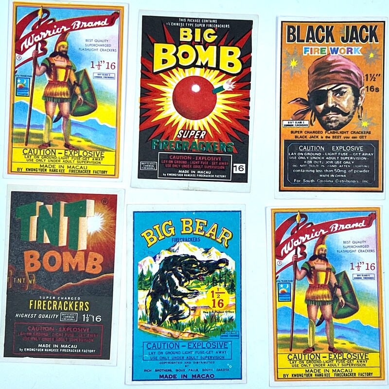 Firecracker Label - Etsy