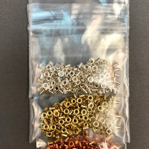 Eyelets Micro Mini Fasteners, 100 Count - Small, Tiny, Micro Eyelets ...