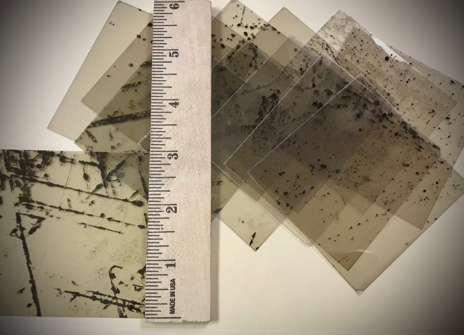5 Mica Tiles Pack - Stained Spotted Mica, Stove Mica, Heat Proof ...