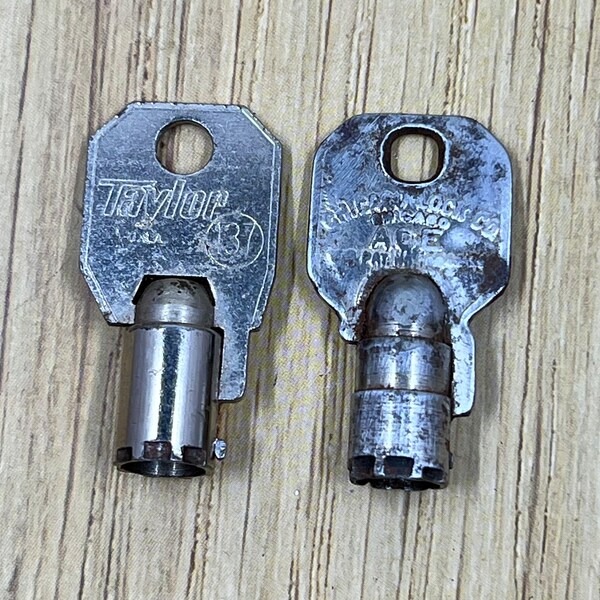 Antique Hollow Barrel Keys - Etsy