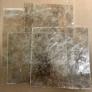New! Iced Mica, Package of 4 Translucent Sheets of Resin Mica 5” X 6 ...