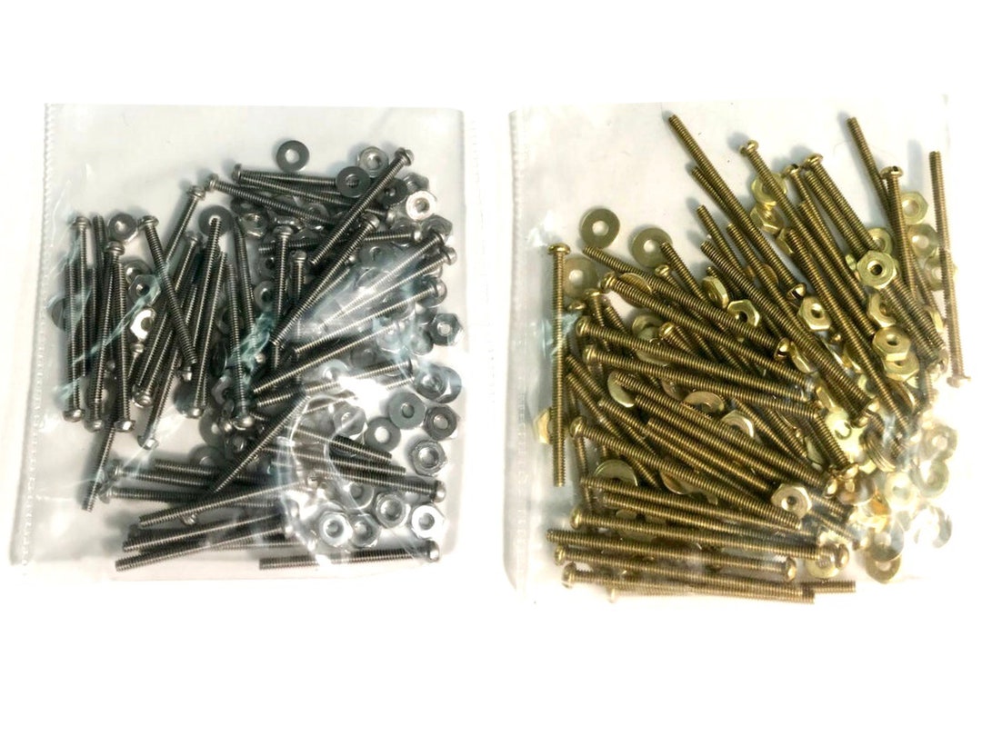 Screws, Micro Mini Fasteners - 50 Sets - Small, Tiny, Micro Screws With ...
