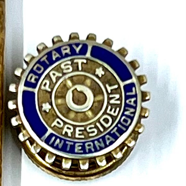 Tie Pin 10k Rotary - Etsy