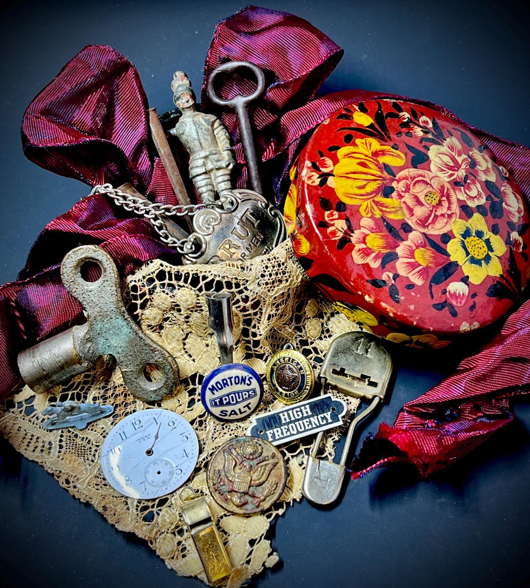 Oldies but Goodies Masculine Assortment, Skeleton Key, Pewter Soldier ...