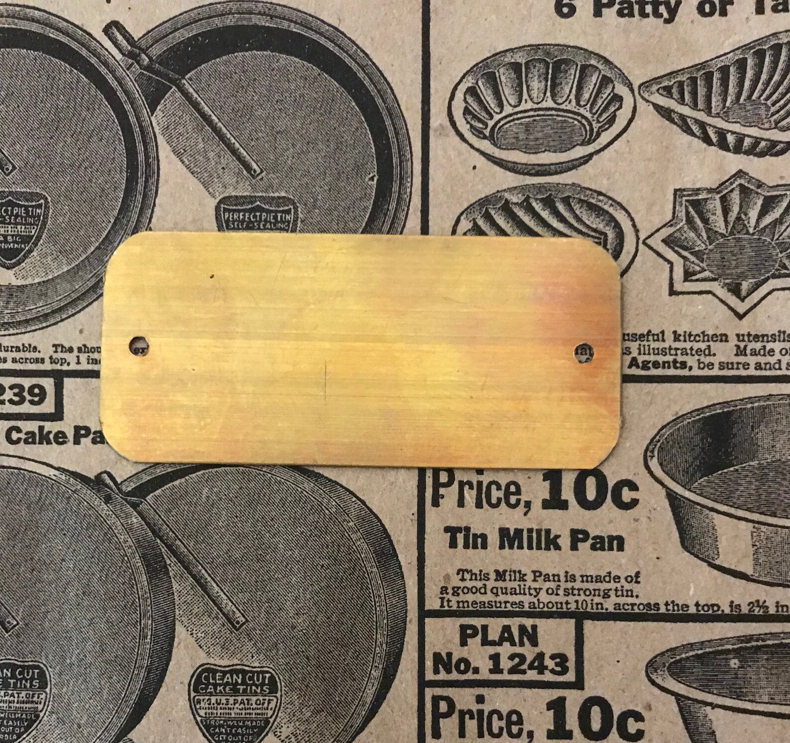 Sellers Kitcheneed Name Plate, Cabinet Label, Tag, Plaque - Etsy