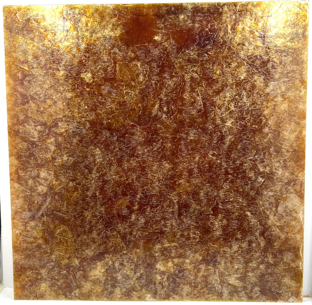 Light Amber Composite Lampshade Mica, Large Sheets, Mica by the 12” X ...