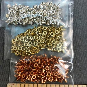 Eyelets Micro Mini Fasteners, 100 Count - Small, Tiny, Micro Eyelets ...