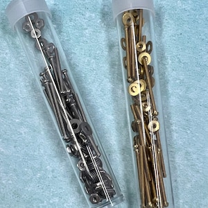 Screws, Micro Mini Fasteners - 50 Sets - Small, Tiny, Micro Screws With ...