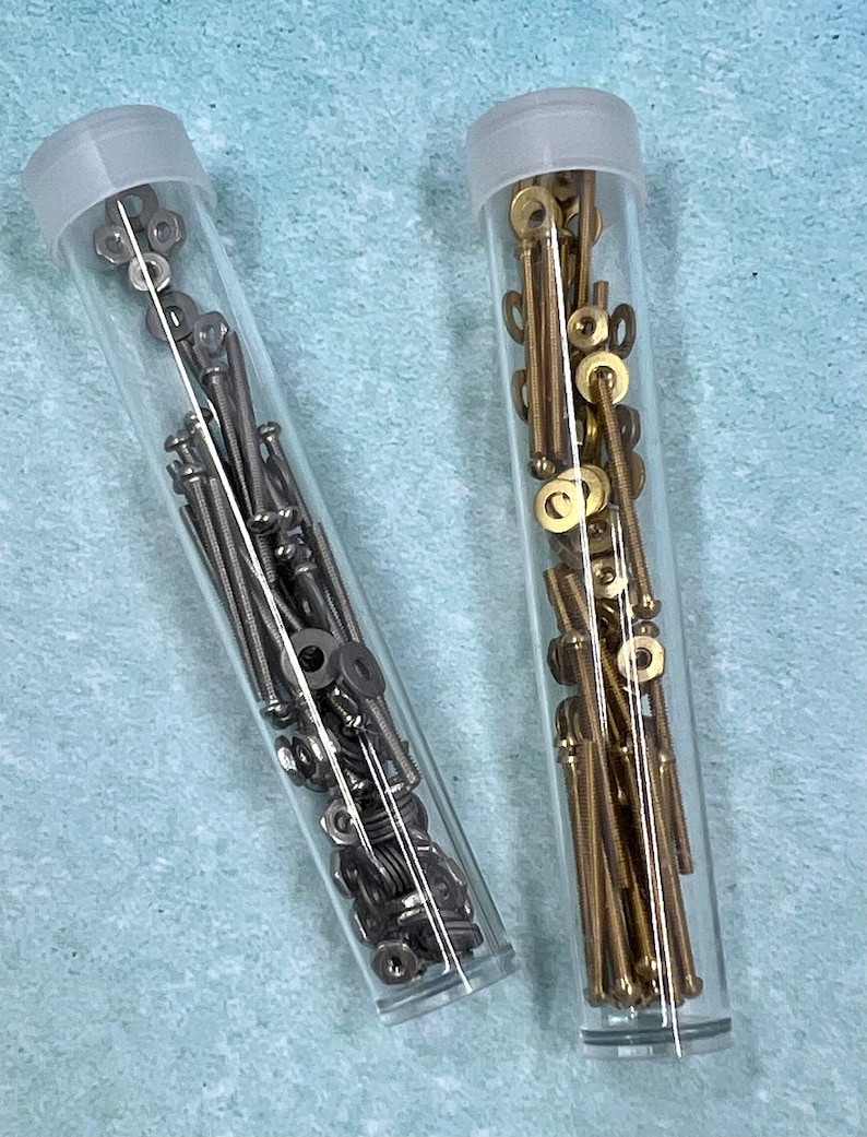 Screws, Micro Mini Fasteners - 50 Sets - Small, Tiny, Micro Screws With ...