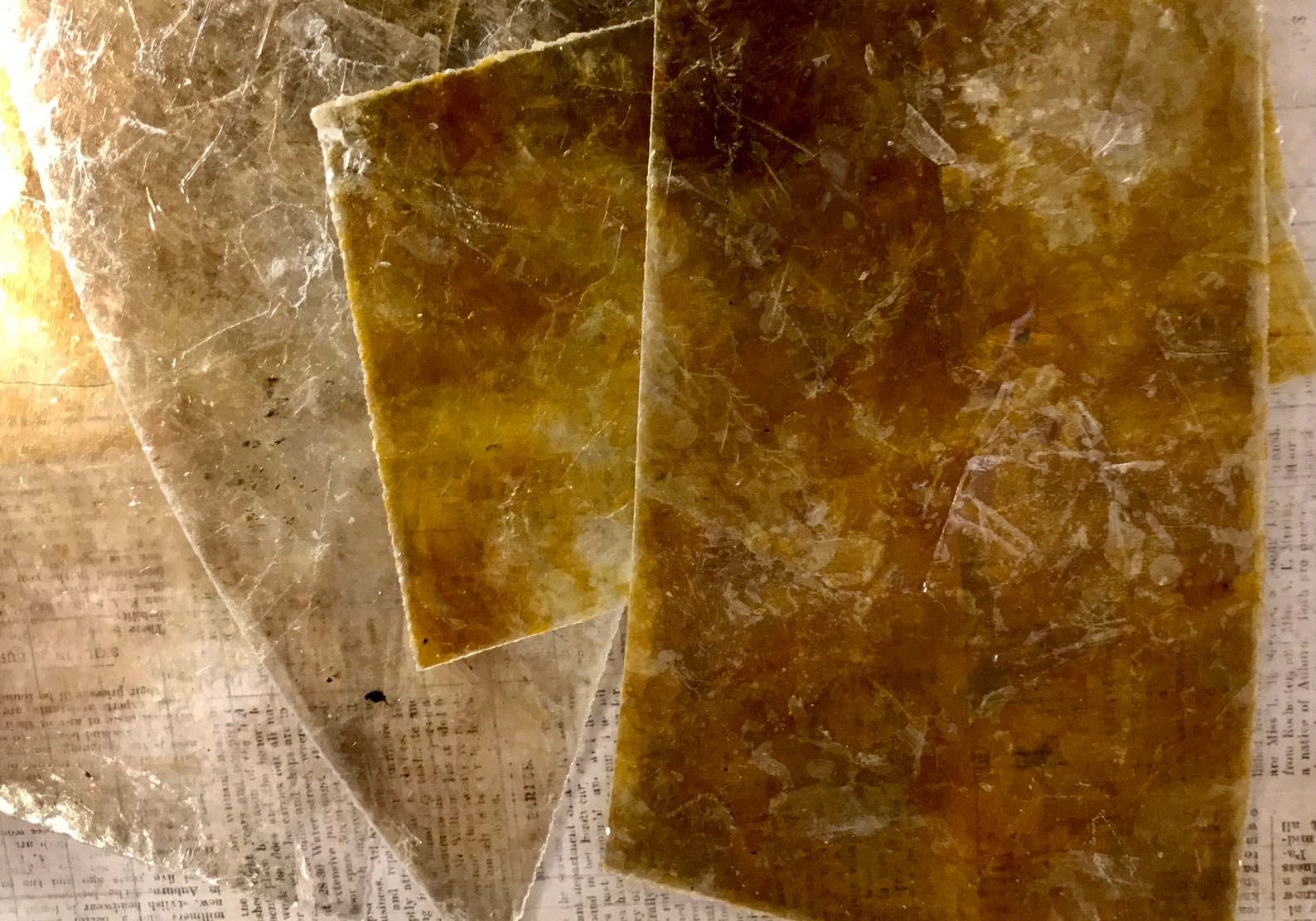 Mica Scrap Pak All Transparent and Transluscent Sheets - Etsy