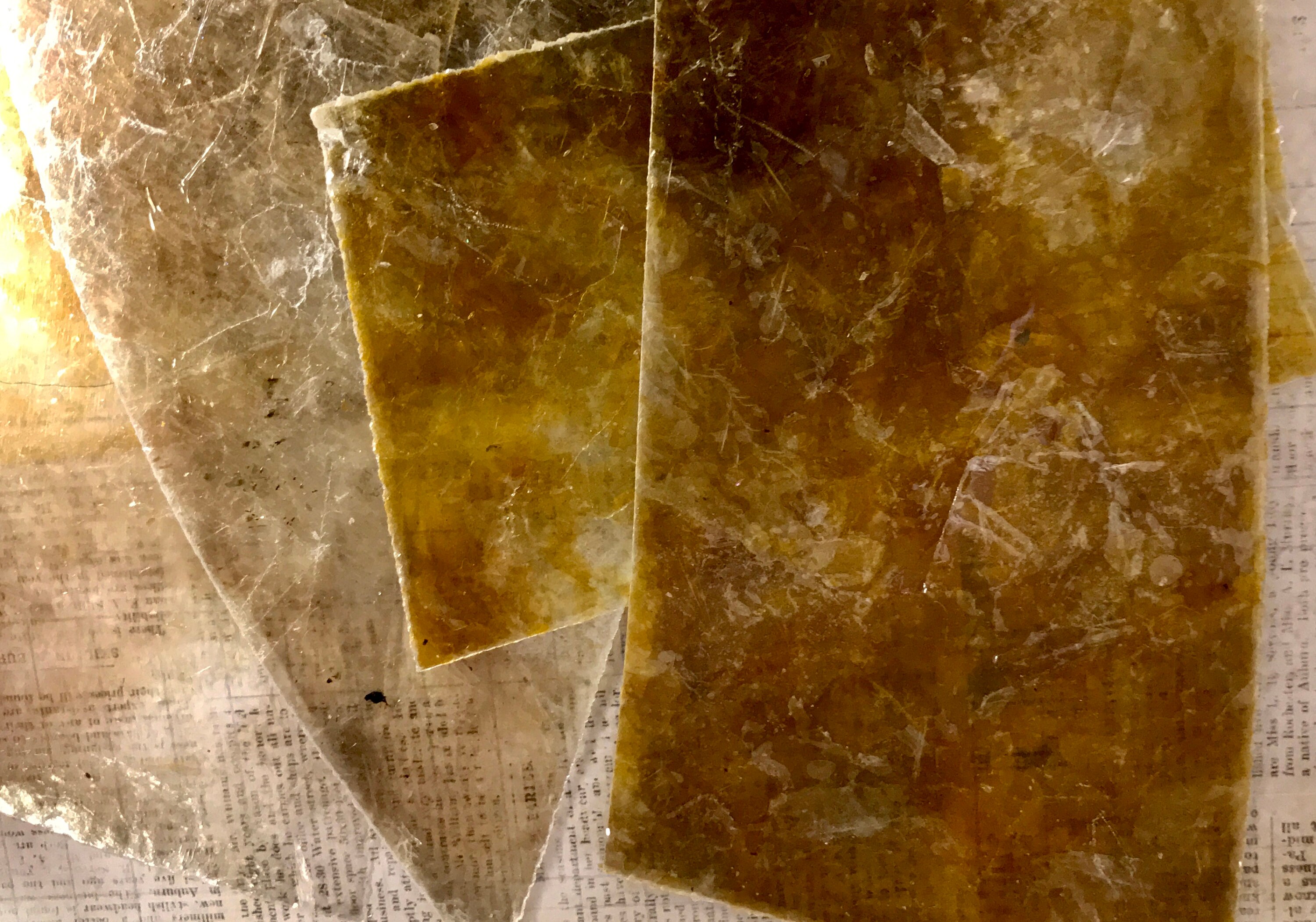 Mica Scrap Pak - All Transparent and Transluscent Sheets, Sepia Tone ...
