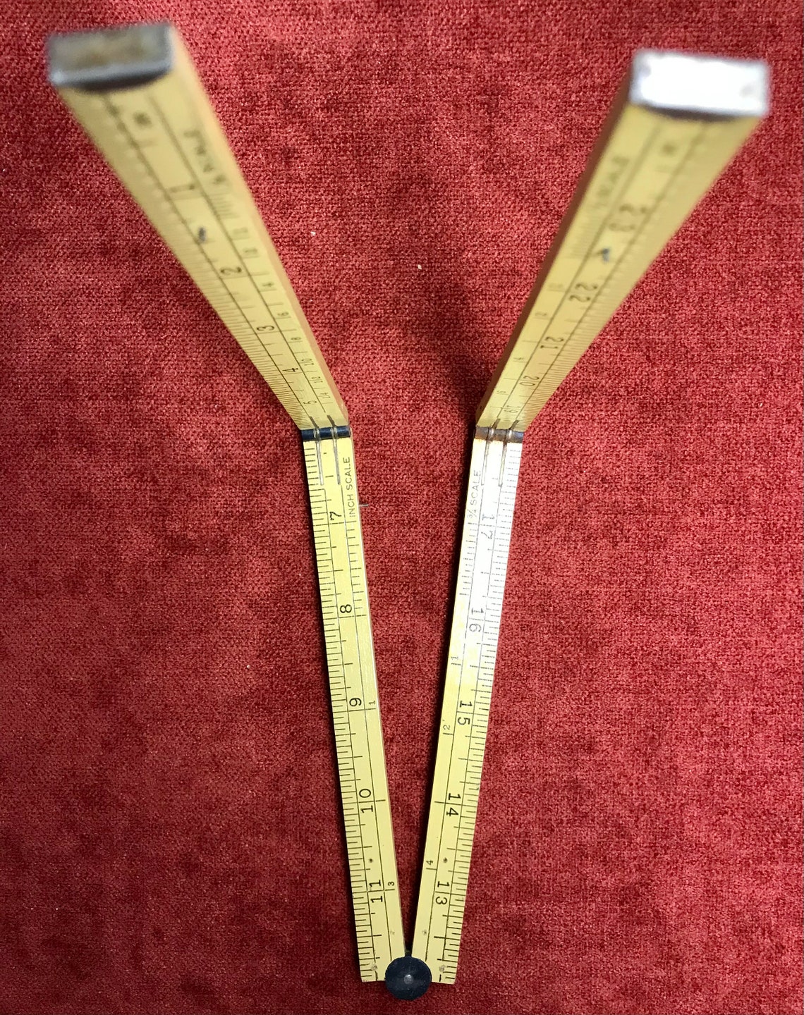 Vintage Four Fold Yardstick Stanley No.163 Carpenters Ruler - Etsy