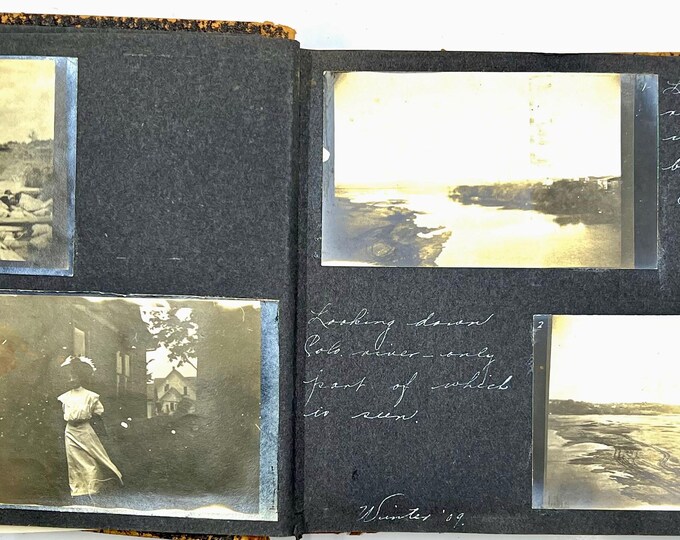 Rare Early 1900s Scrapbook Diary, Photo Album of A Young Lady, All ...
