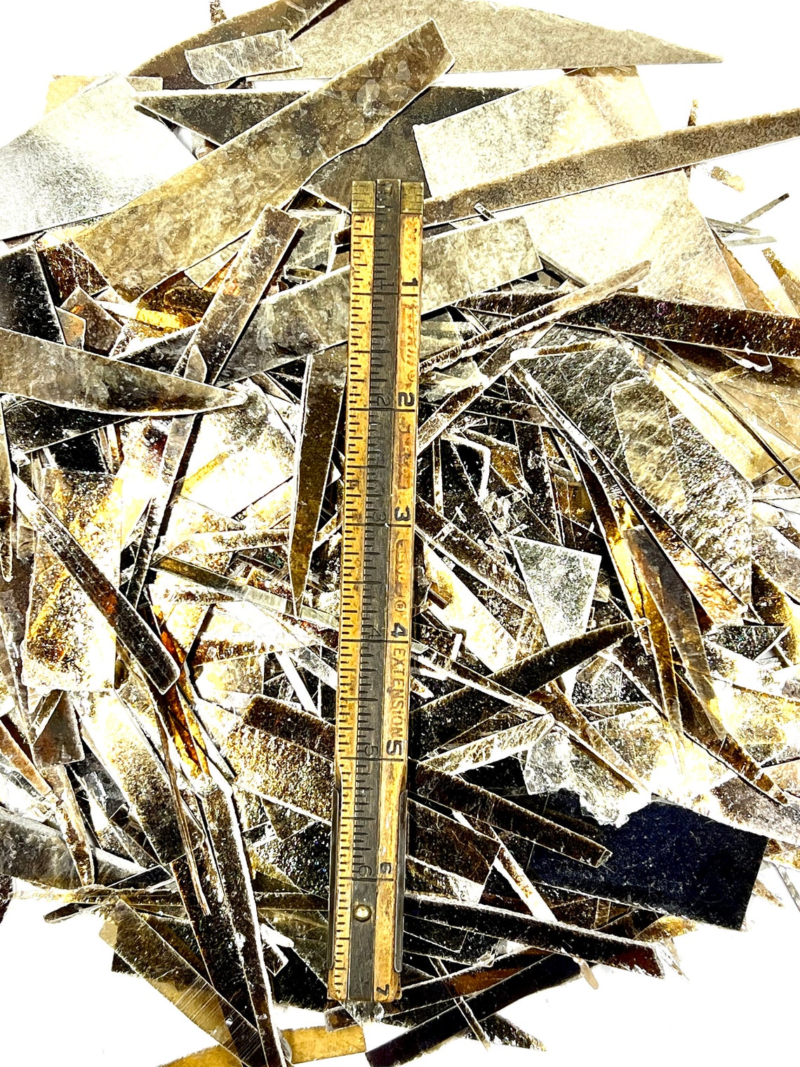 Mica Cut Offs Scrap Pack, Mica Shards and Slivers, Mica Ends, 1/4 Pound ...