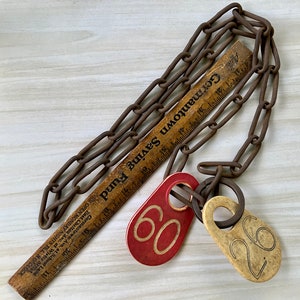 Vintage Plastic Cattle, Cow Tags With Chain, Unique Collectible, Craft ...