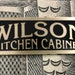 Wilson Name Plate, Cabinet Label, Tag, Plaque - Etsy