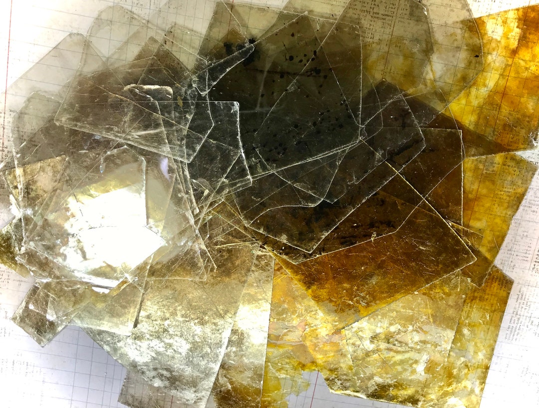 Mica Scrap Pak - All Thin Transparent and Transluscent Sheets, Sepia ...