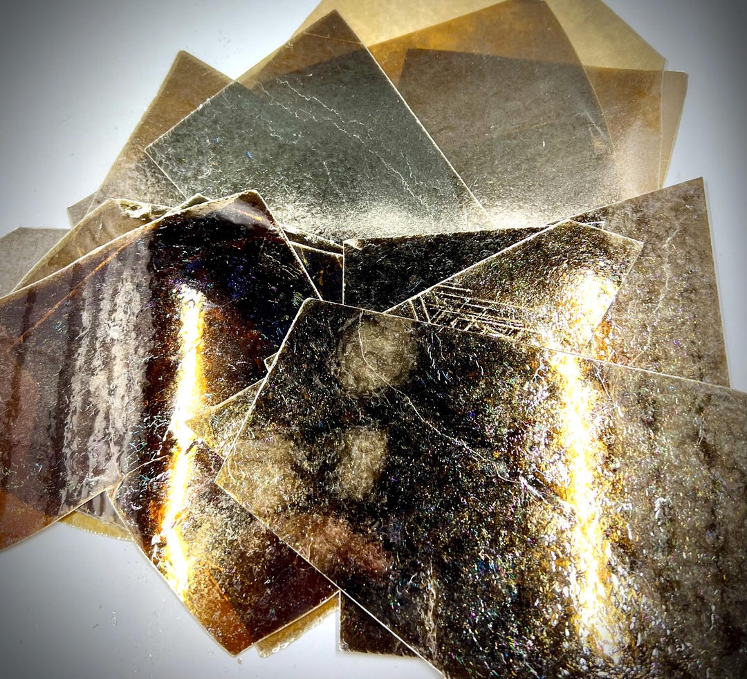 Colorful Phlogopite Mica, All Natural, Translucent Colors, Red, Gold, Amber & Smoke Color Sheets ...