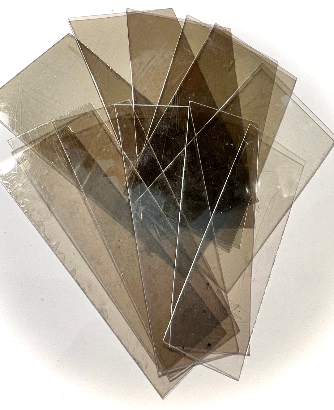 Small Mica Tiles /slides Assortment Pak, Mica Pages, Mica Book - Clear ...