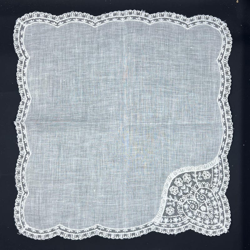 Antique Lace Handkerchief - Etsy