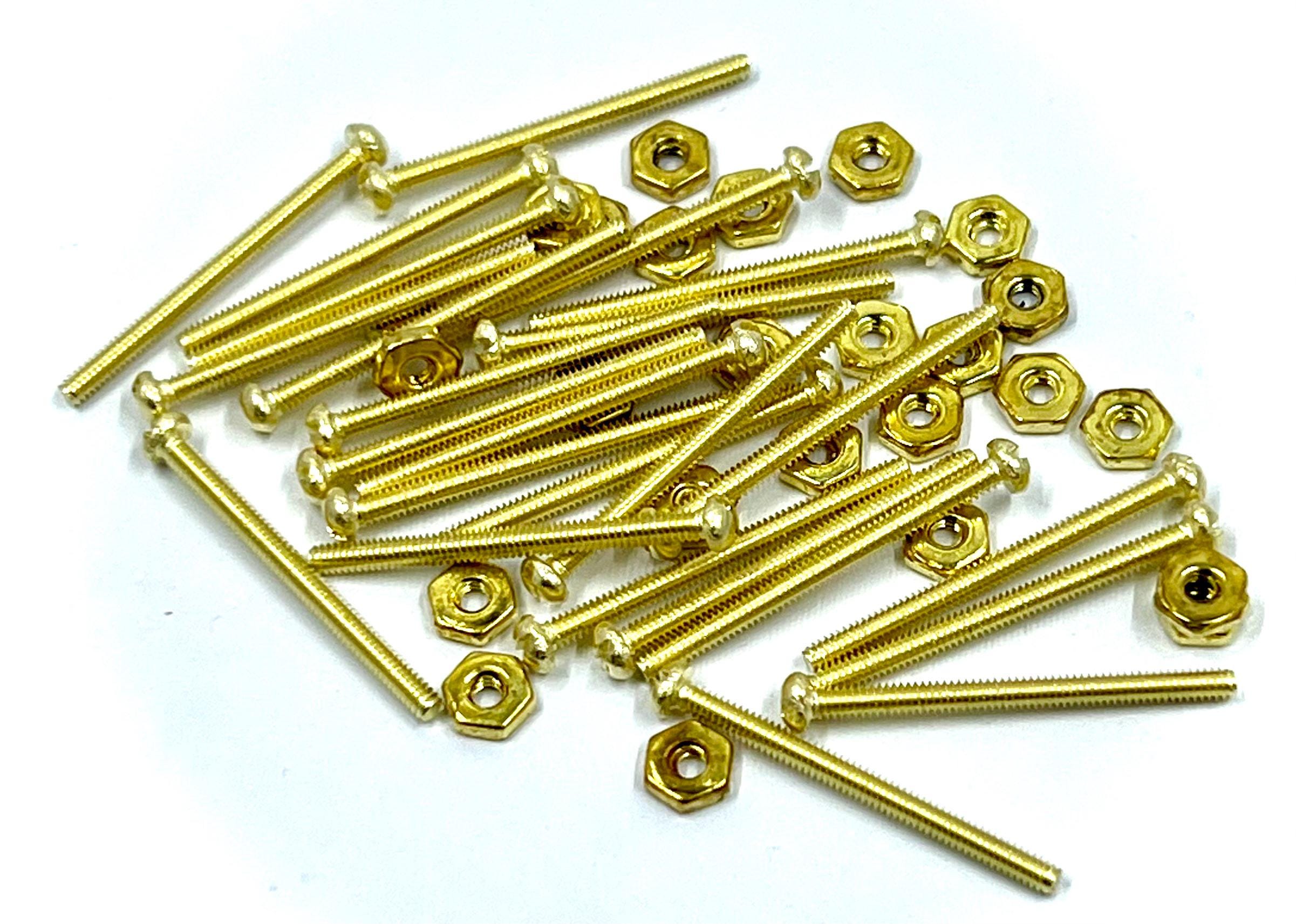 Screws, Micro Mini Fasteners - 50 Sets - Small, Tiny, Micro Screws With ...