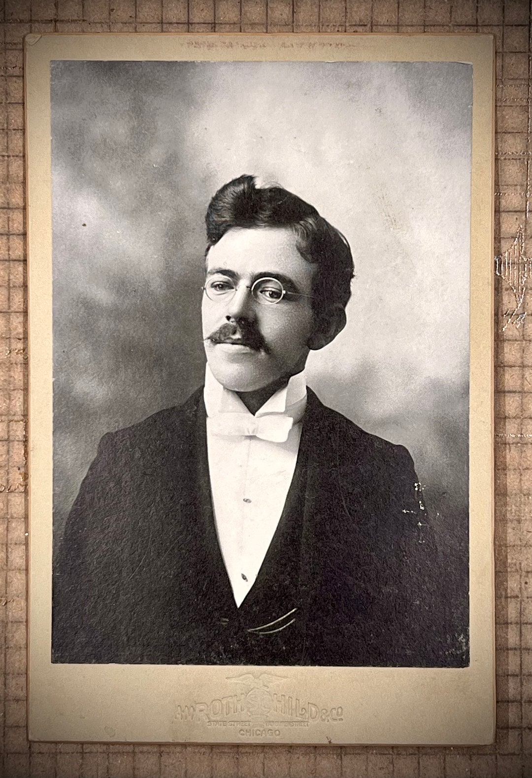 Original Antique Cabinet Card Photograph, Picture of Victorian ...