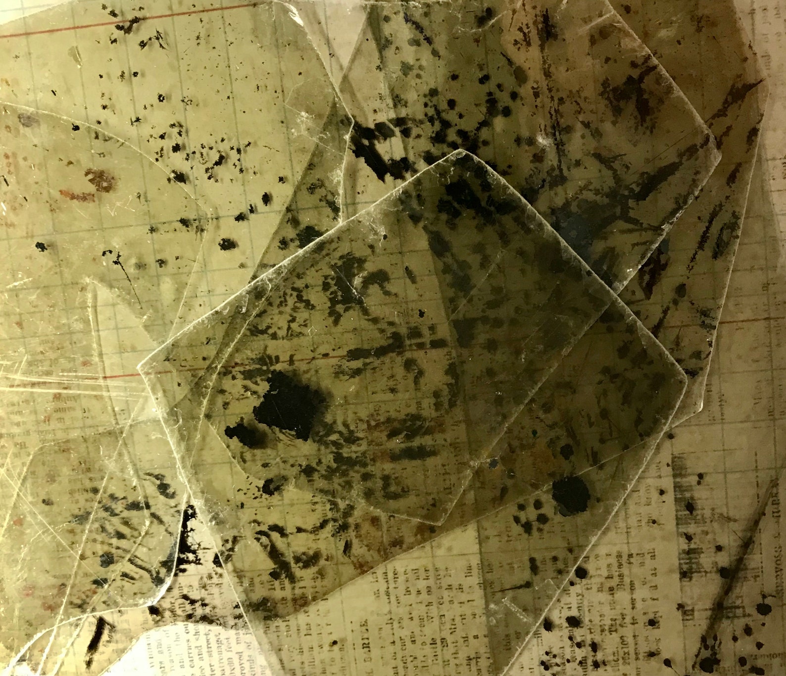 Mica Scrap Pak - All Thin Transparent and Transluscent Sheets, Sepia ...