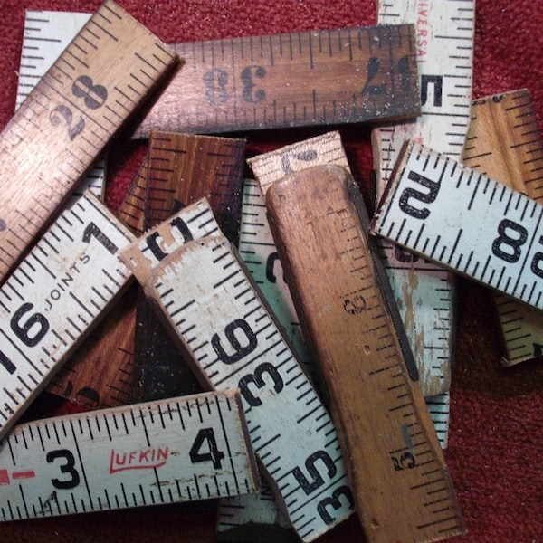 Folding Wood Ruler - Etsy