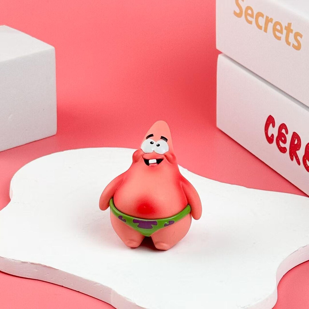 3D Printed Patrick Starr Funny Gift Keychain - Etsy
